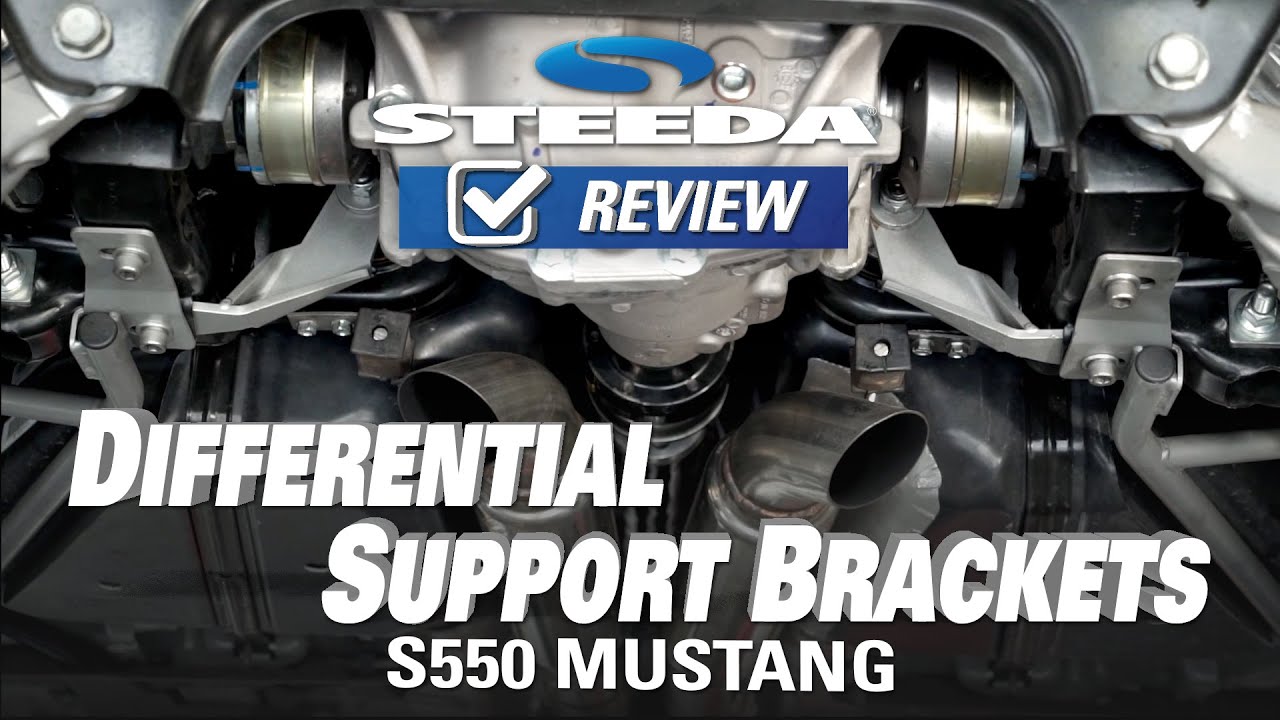 Steeda Hardcore S550 Mustang IRS Differential Support Brackets | Review ...