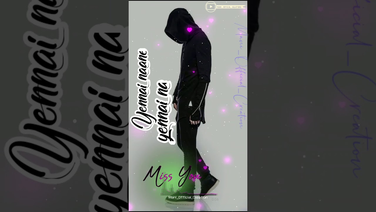 Loosu penne song Thanimaiyai theduthe feeling Tamil WhatsApp status ...