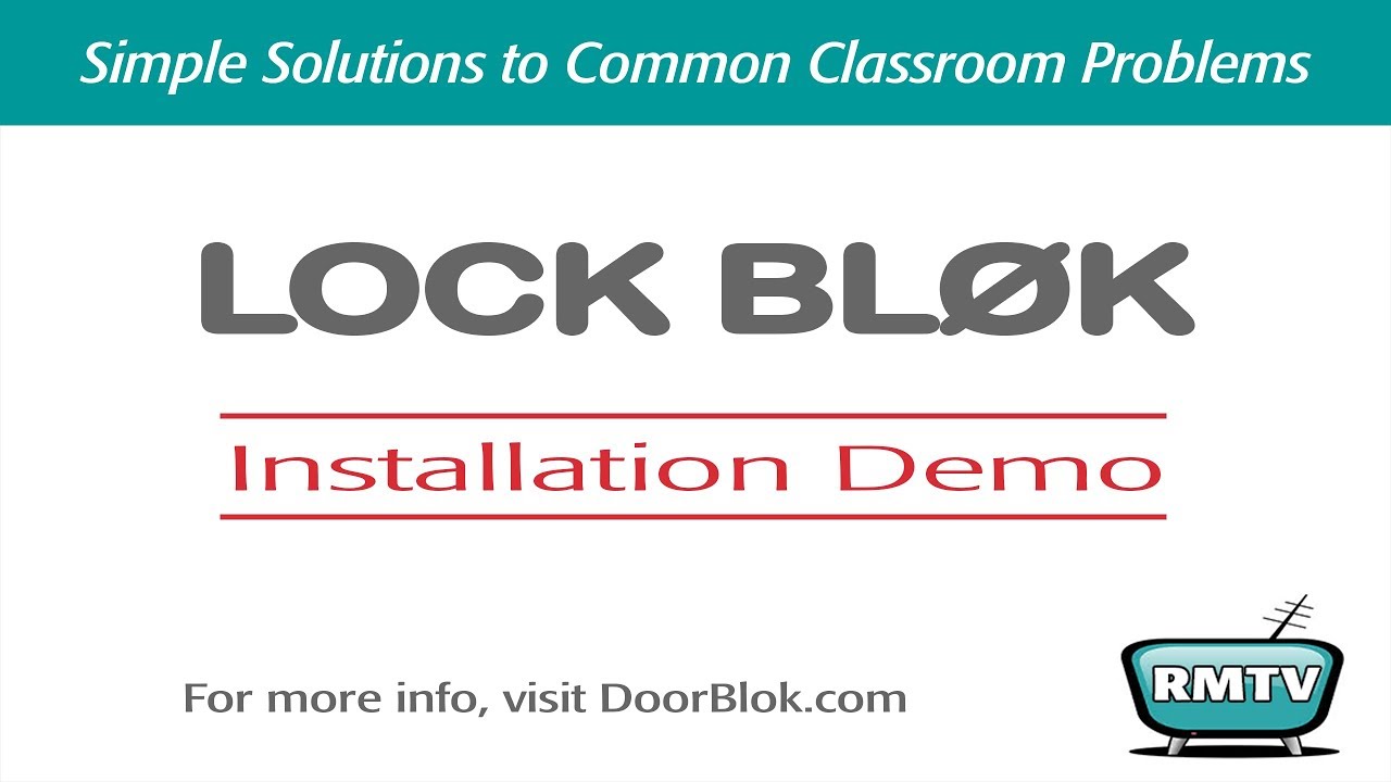LOCK BLOK Installation Video - YouTube