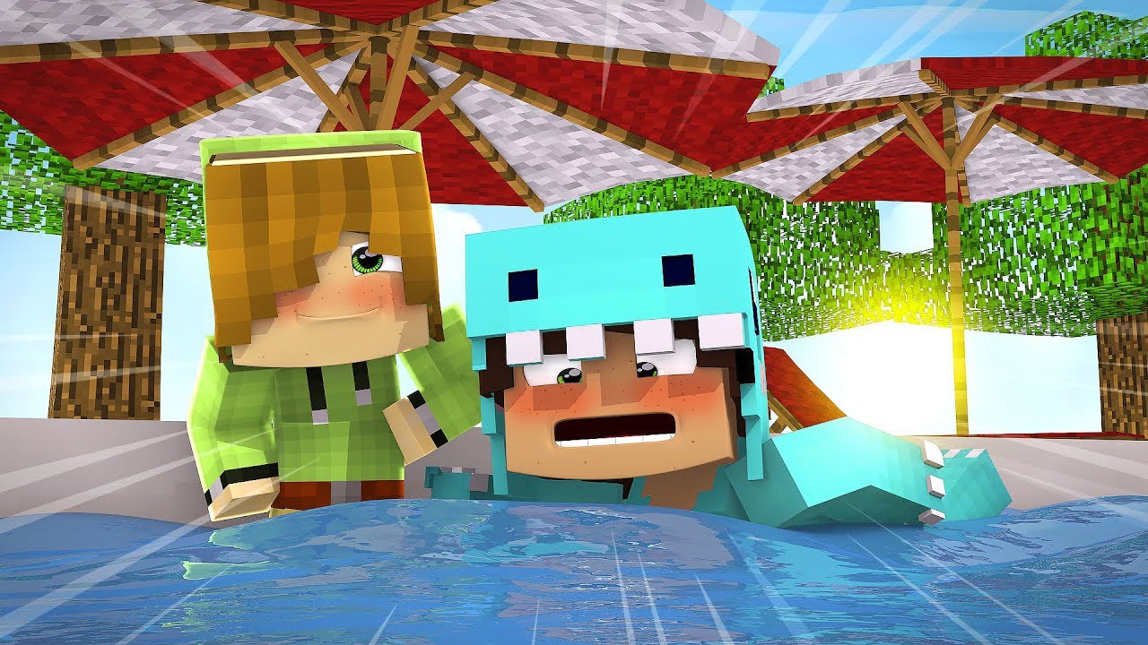 BEBE MILO APRENDIÓ A NADAR *por fin* 😀 MINECRAFT ROLEPLAY WHO'S YOUR ...