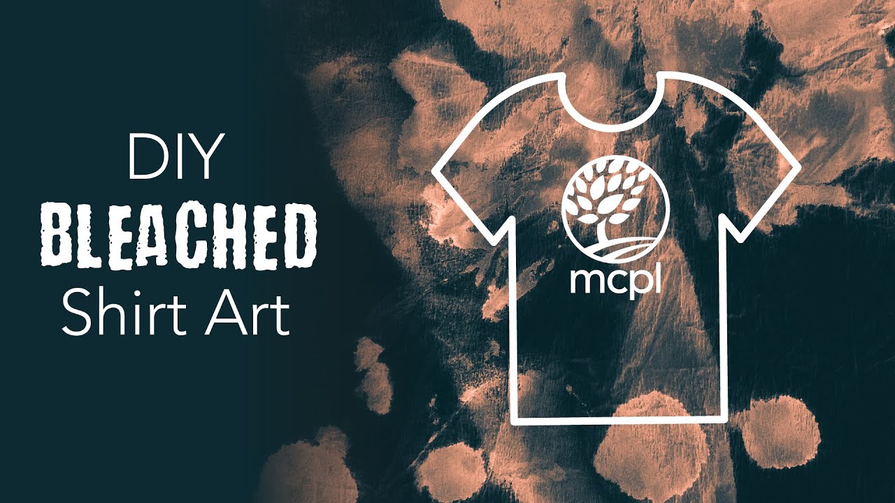 DIY Bleached Shirt Art - YouTube