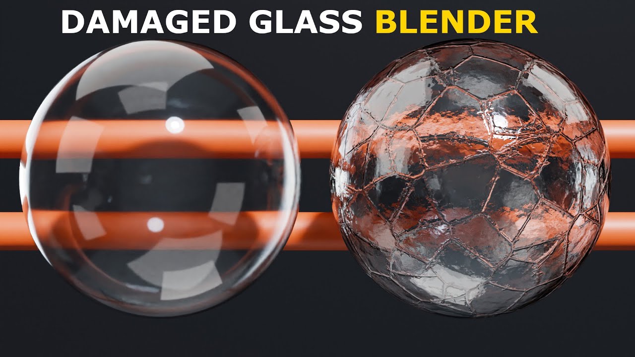 Damaged Glass Shader In Blender | Tutorial - YouTube