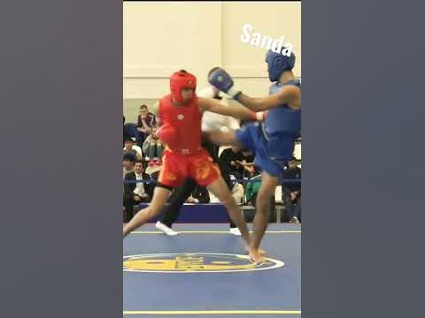 Sanda Fight #wushusanda #wrestling #takedown #sanda #chinesekickboxing - YouTube