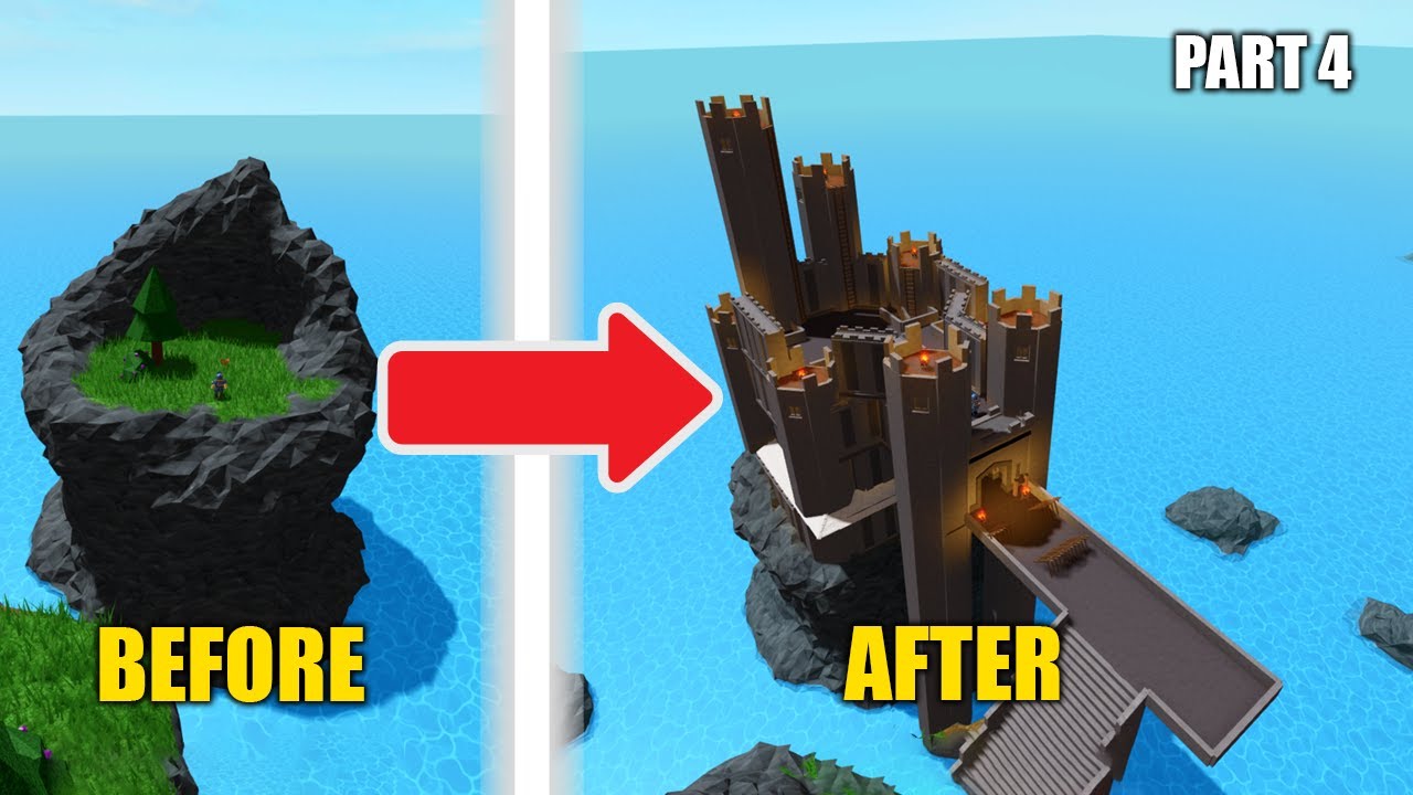SIMPLE CASTLE IN THE SURVIVAL GAME(use this design) | ROBLOX - YouTube