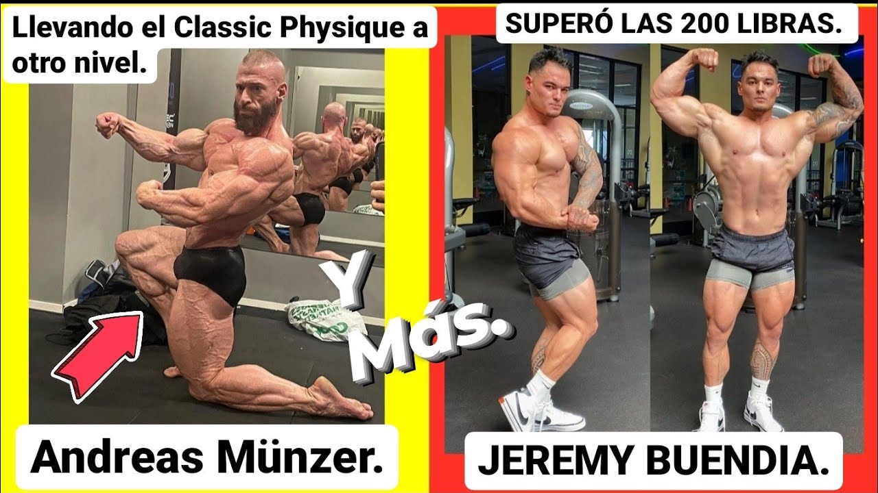 Él Nuevo Andreas Münzer Del Classic Physique + Jeremy Buendia + 200 ...