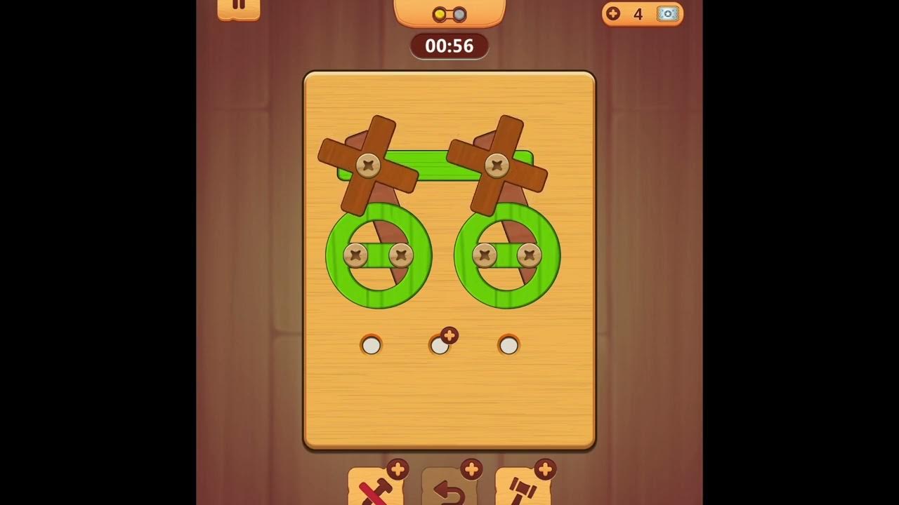 Watch me solve a satisfying Wood Nuts & Bolts Puzzle 08 - YouTube