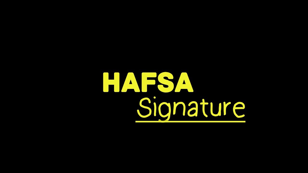 Hafsa Name Signature Style || Learn Your Signature - YouTube