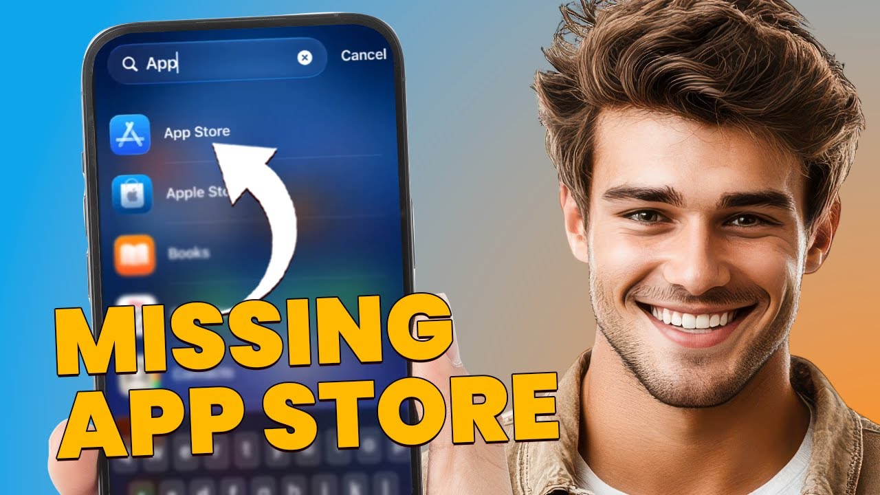 How To Get the Missing App Store Back on iPhone (Quick Fix!) - YouTube