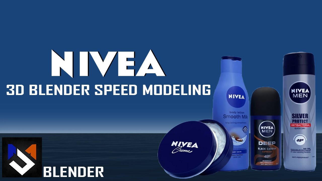 Nivea 3D product animation | short video ads - YouTube