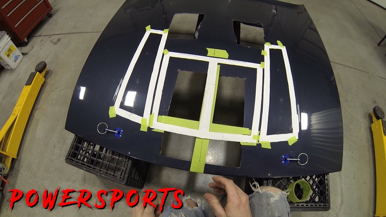 Porsche 944 Rally: How To Install Race Louvers - Part 1 - YouTube