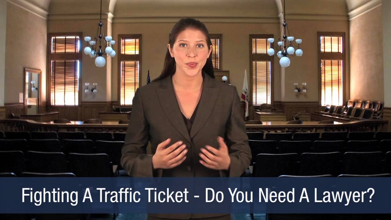 Fighting A Traffic Ticket - Do You Need A Lawyer - YouTube