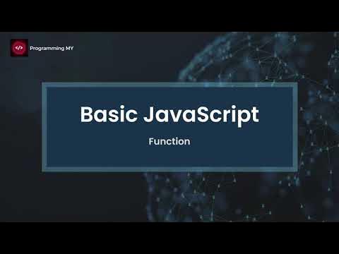JavaScript Tutorial Asas 5 - Function - YouTube