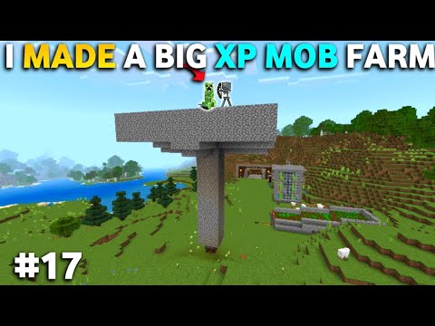 I Made A Big Xp Farm | Minecraft Survival Series #17 - YouTube