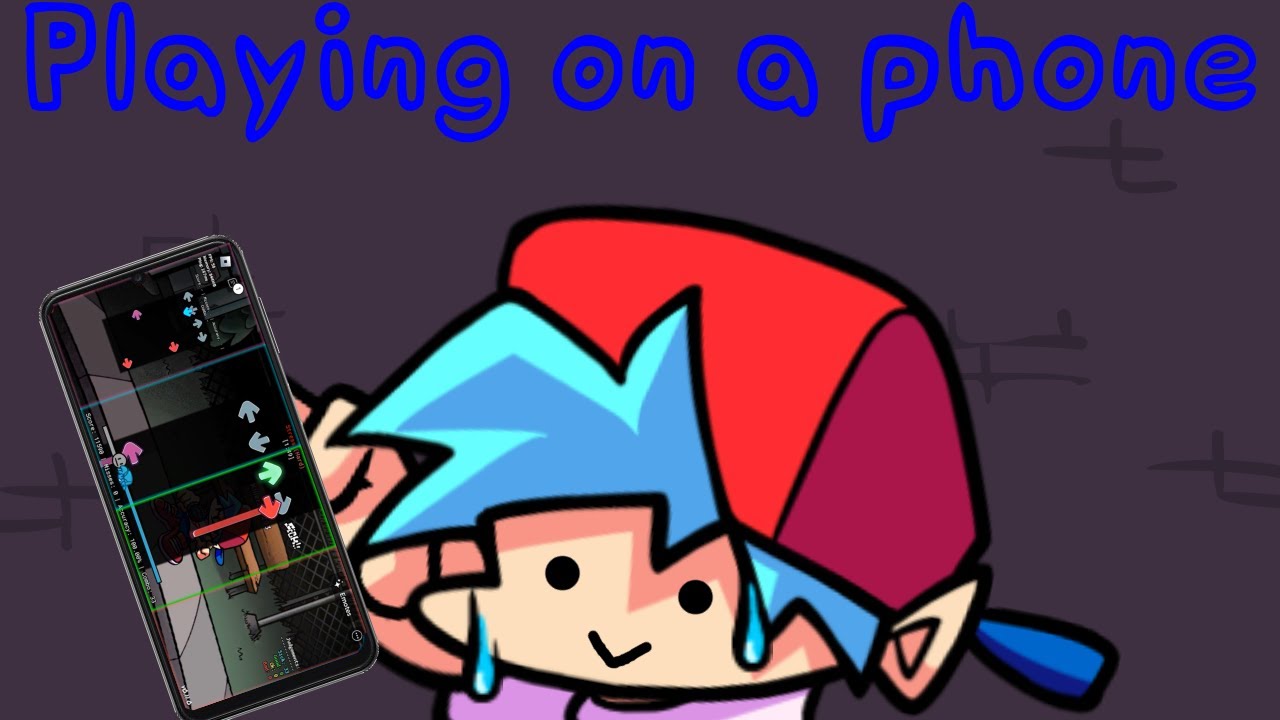 Playing FNF on a phone AGAIN - MMM Roblox - YouTube