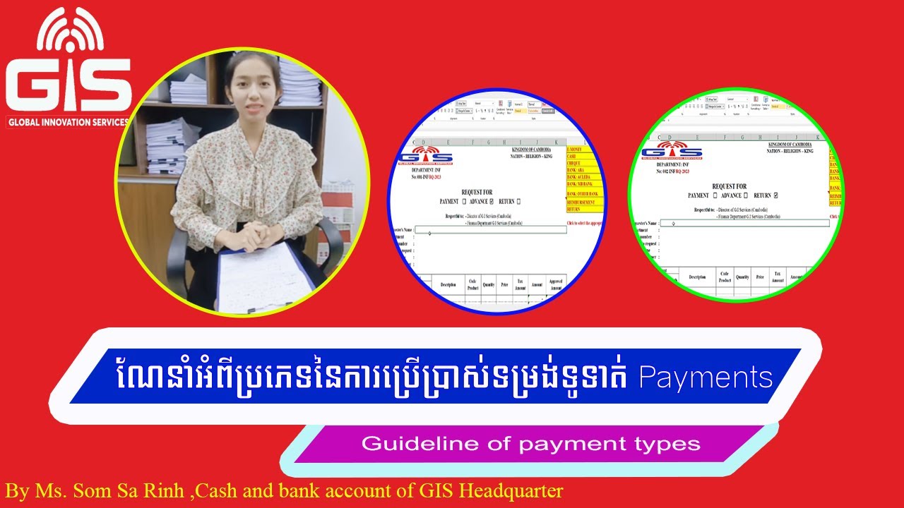 ណែនាំអំពីប្រភេទនៃការប្រើប្រាស់ទម្រង់ទូទាត់ Payments-Guideline of payment types - YouTube