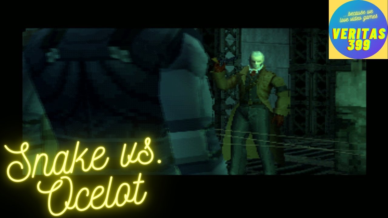 SOLID SNAKE VS. REVOLVER OCELOT - METAL GEAR SOLID 4K (1998) - YouTube