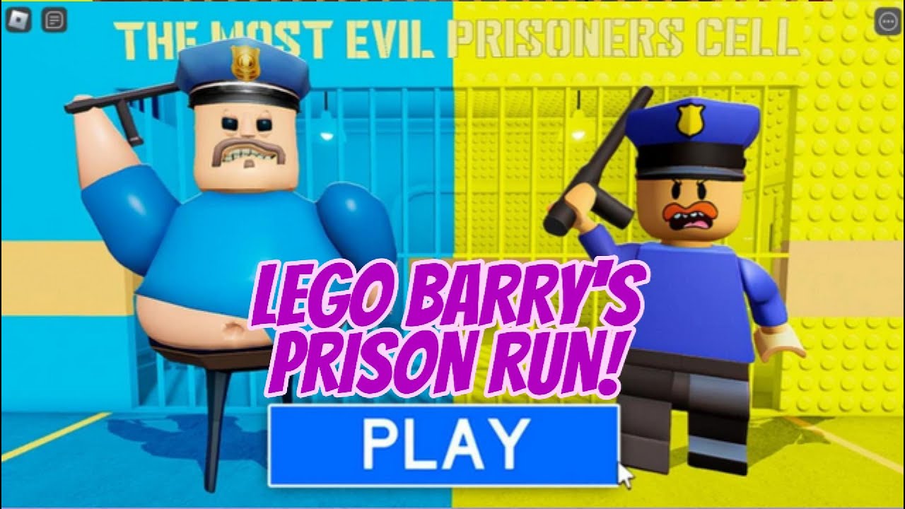 LEGO BARRY'S PRISON RUN! #roblox - YouTube