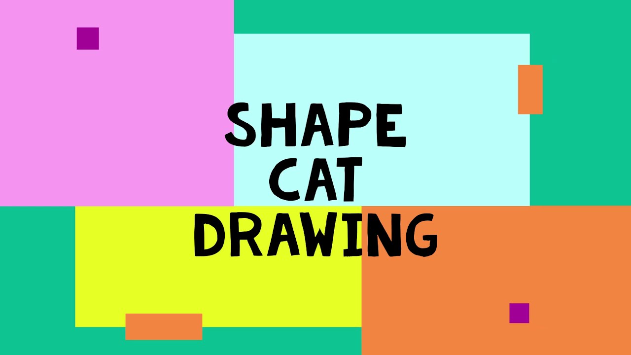 Shape Cat Guided Drawing - YouTube