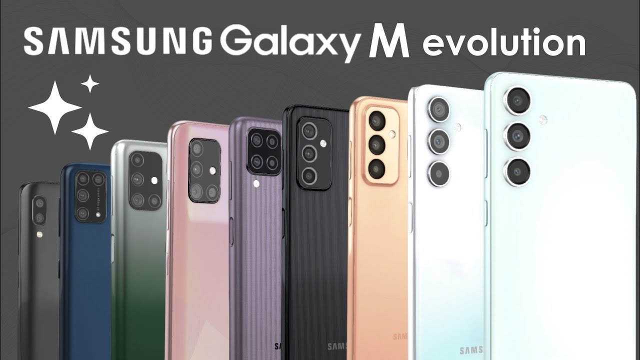 Samsung Galaxy M Evolution 2019-2024 #samsung #evolution #youtube # ...