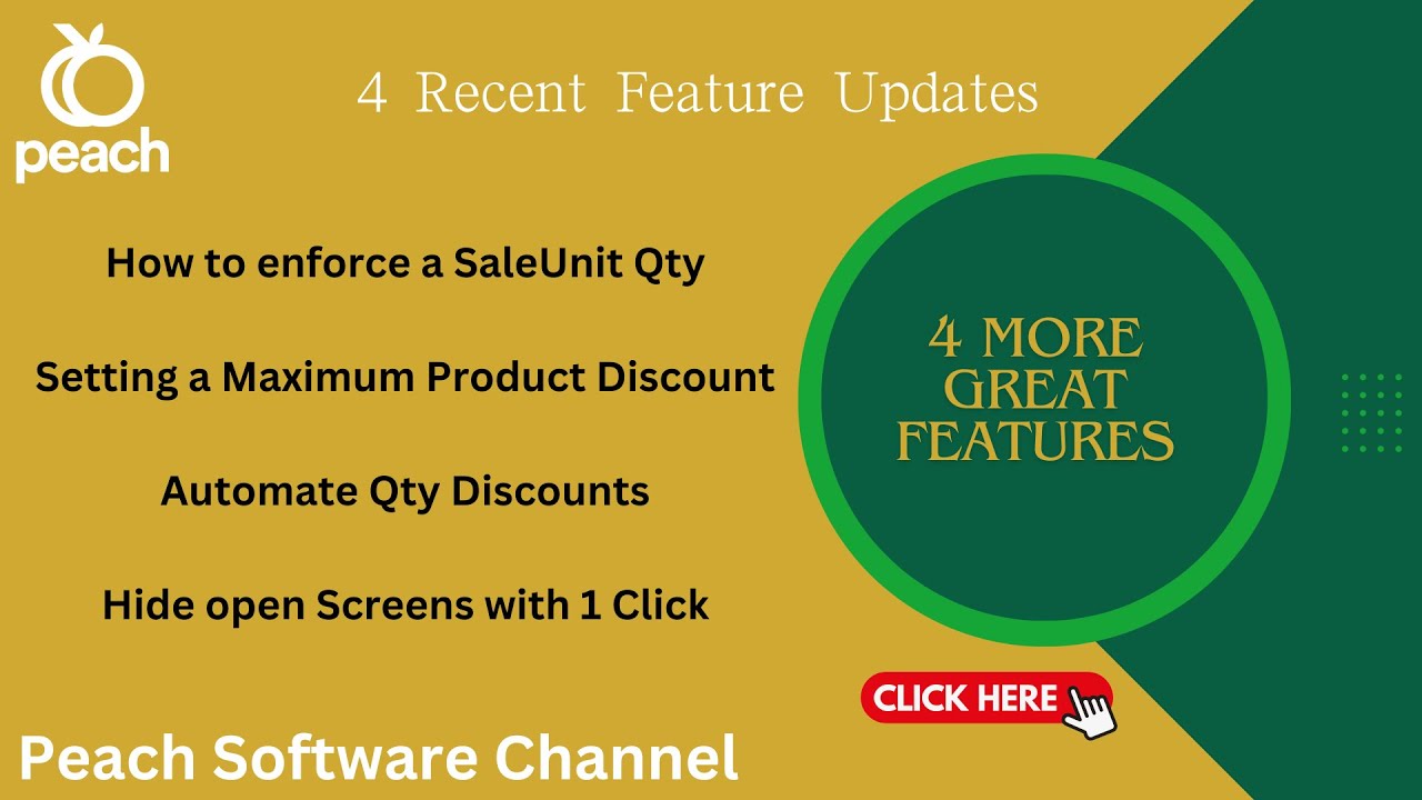 Peach Software 4 more Selling Tips - YouTube