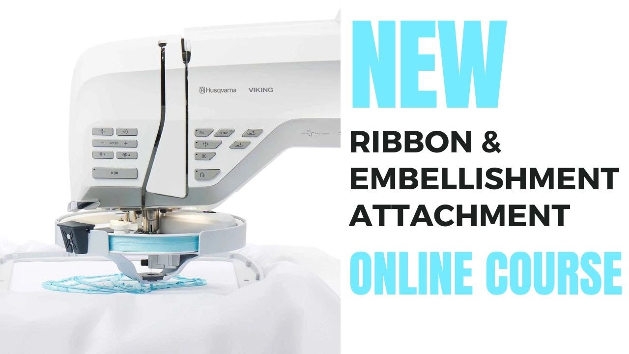 Master the Viking & Pfaff Ribbon & Embellishment Attachments w/this NEW ...