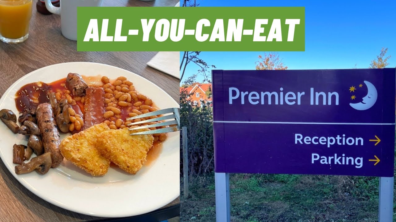 Unlimited Vegan Cooked Breakfast - Premier Inn - YouTube