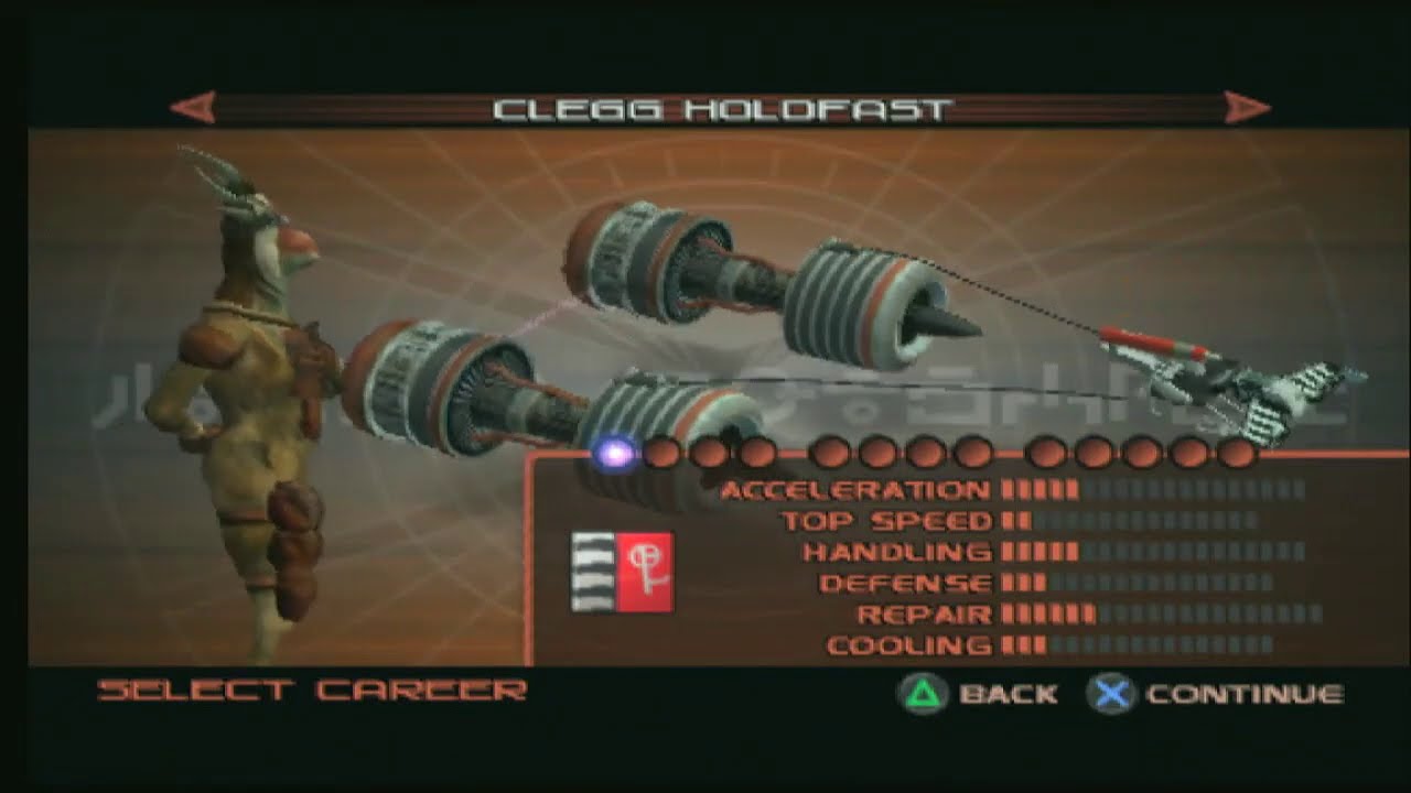 Star Wars Pod Racer Revenge - Tournament Mode, opening race ...