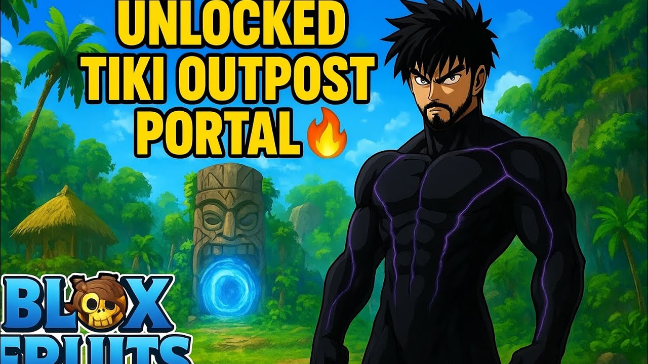Finally Unlocked Tiki Outpost Portal 😱 | Blox Fruits - YouTube