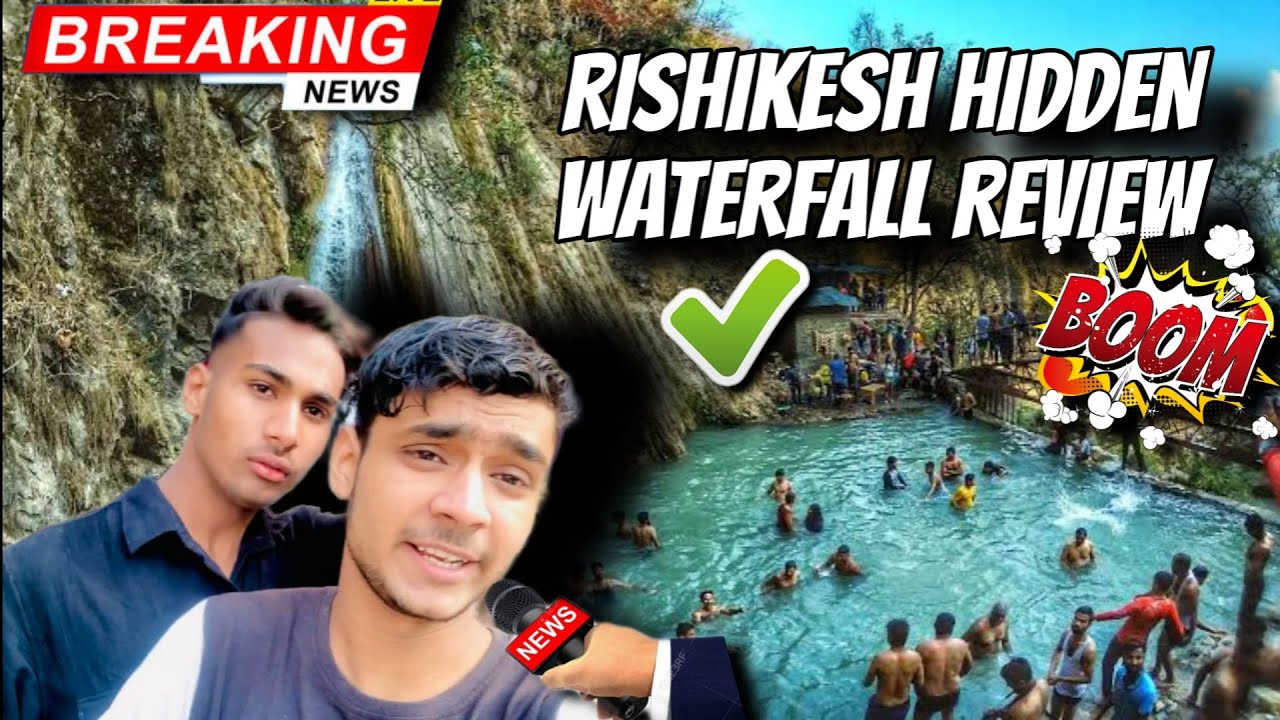 Rishikesh waterfall🏊😎| Rishikesh Vlog 🥰👌| Rishikesh Secret Waterfall ...