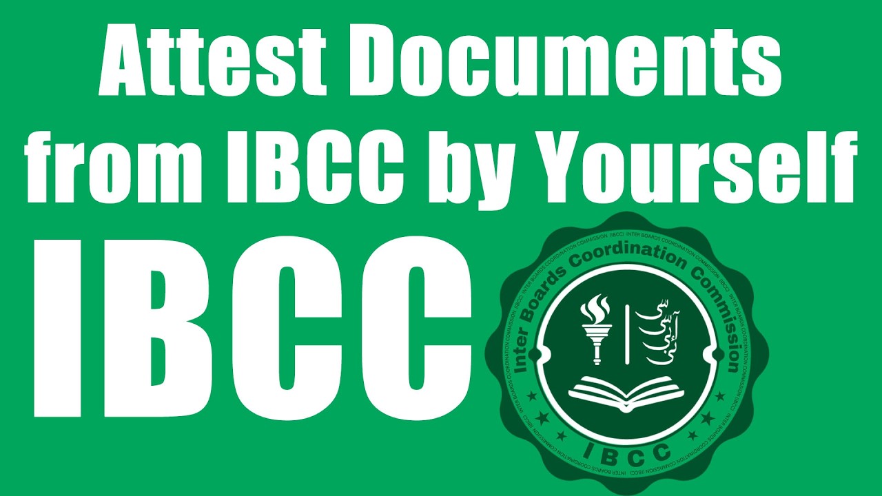 How to attest documents from IBCC by self 2024 - YouTube