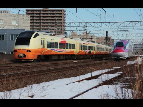 'いなほ Inaho' JR E653-1000 & Friends ... - YouTube
