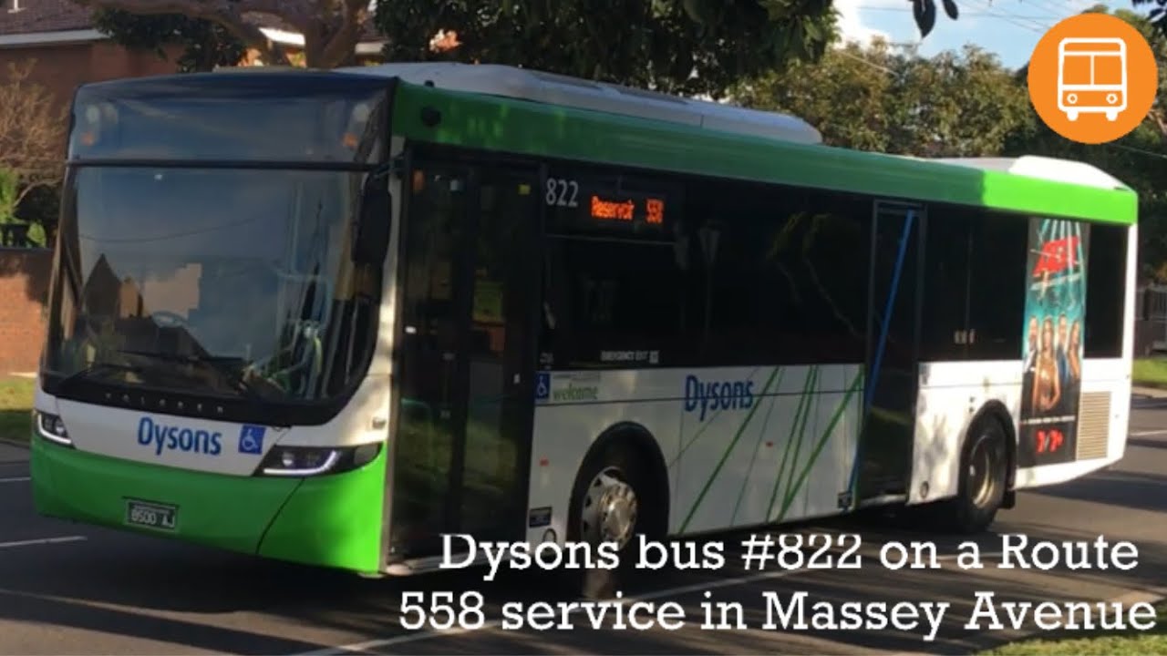 Dysons bus #822 on a Route 558 service in Massey Avenue - YouTube