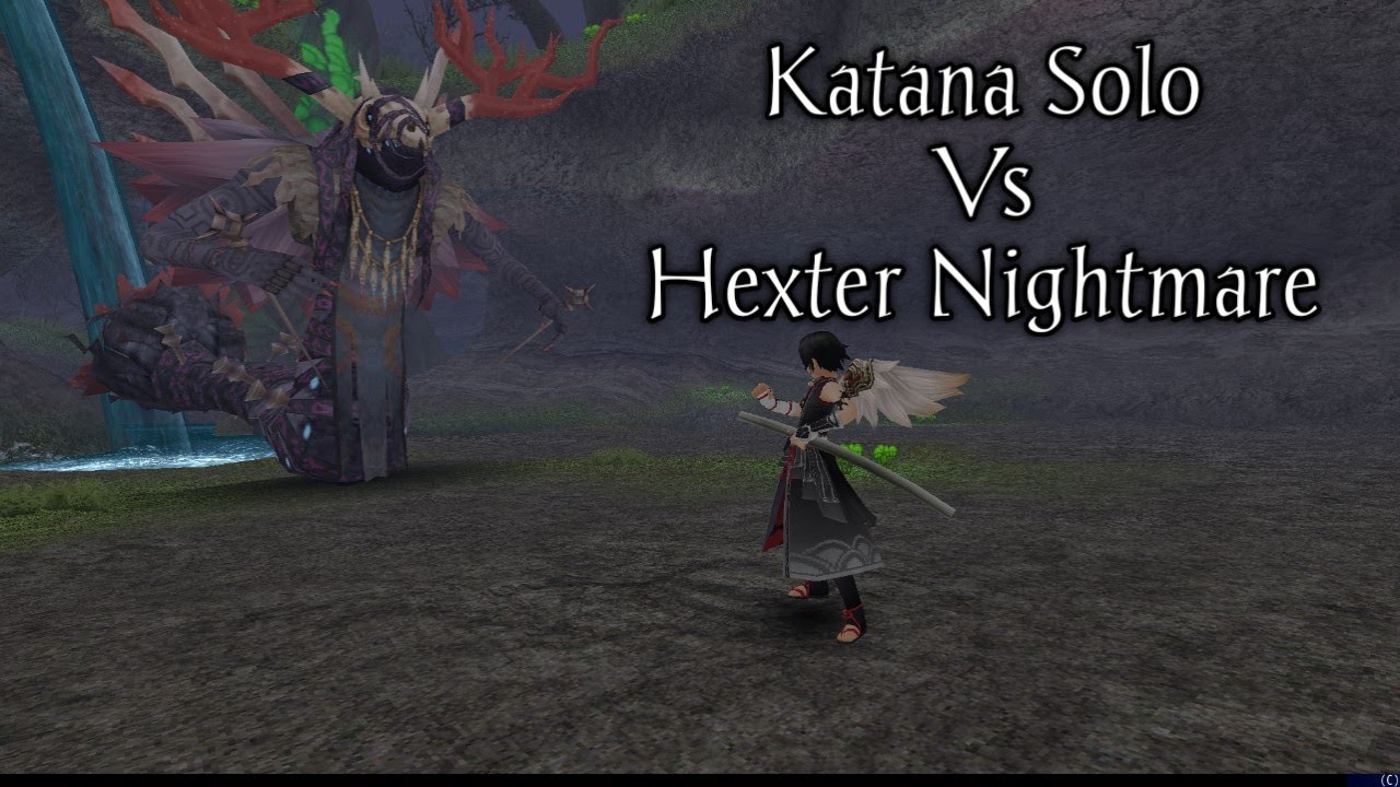 Toram Online - Katana Solo Vs Hexter Nightmare - YouTube