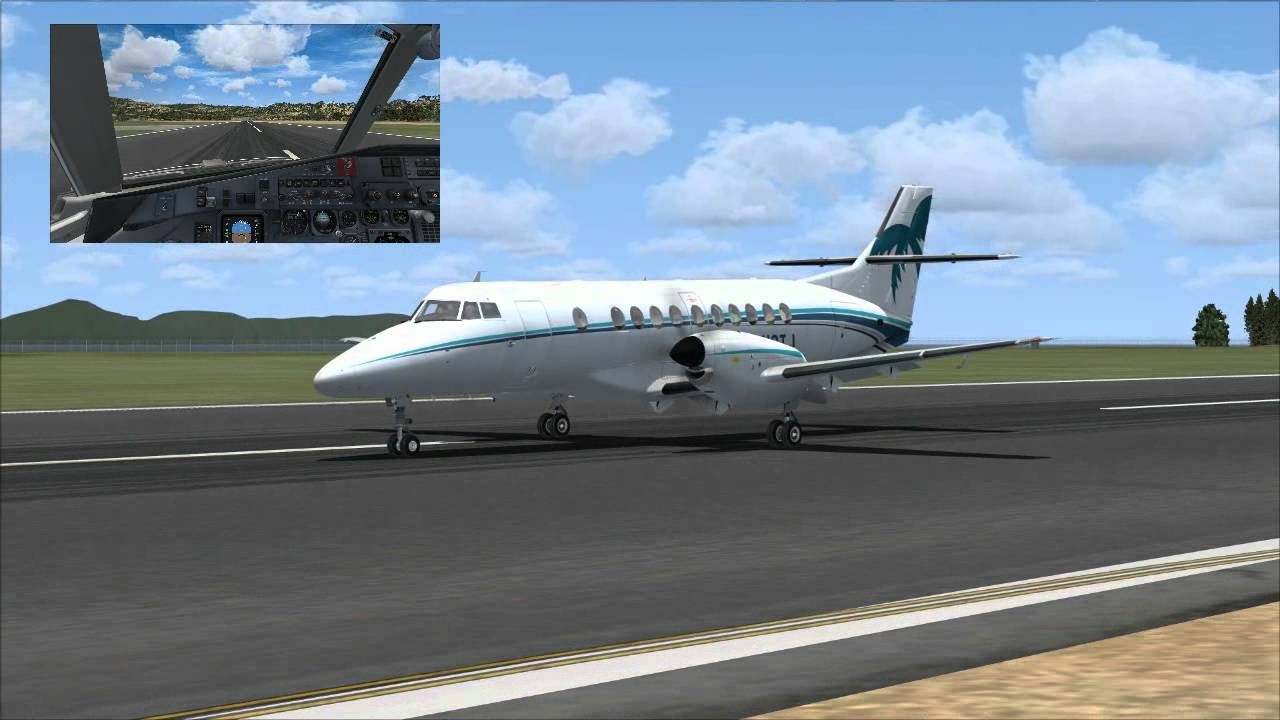 PMDG BAe JS4100 Landing at E.T. Joshua Airport - YouTube