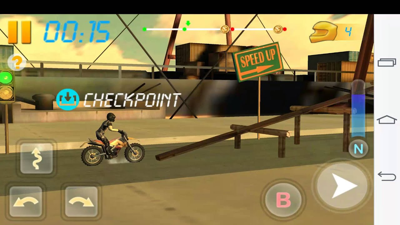 Bike Racing 3D level 1 Walkthrough all 3 stars - YouTube