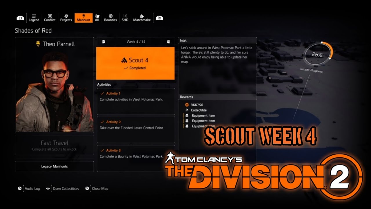 THE DIVISION 2 Scout Mission Week 4 - Clear 3 Activity - YouTube