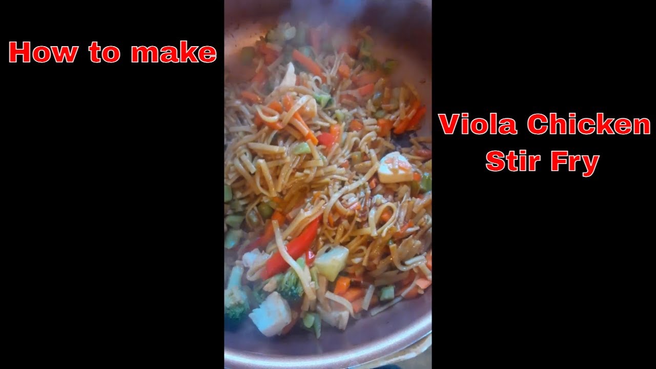 Quick & Delicious Viola Chicken Stir Fry: Step by Step Guide! - YouTube