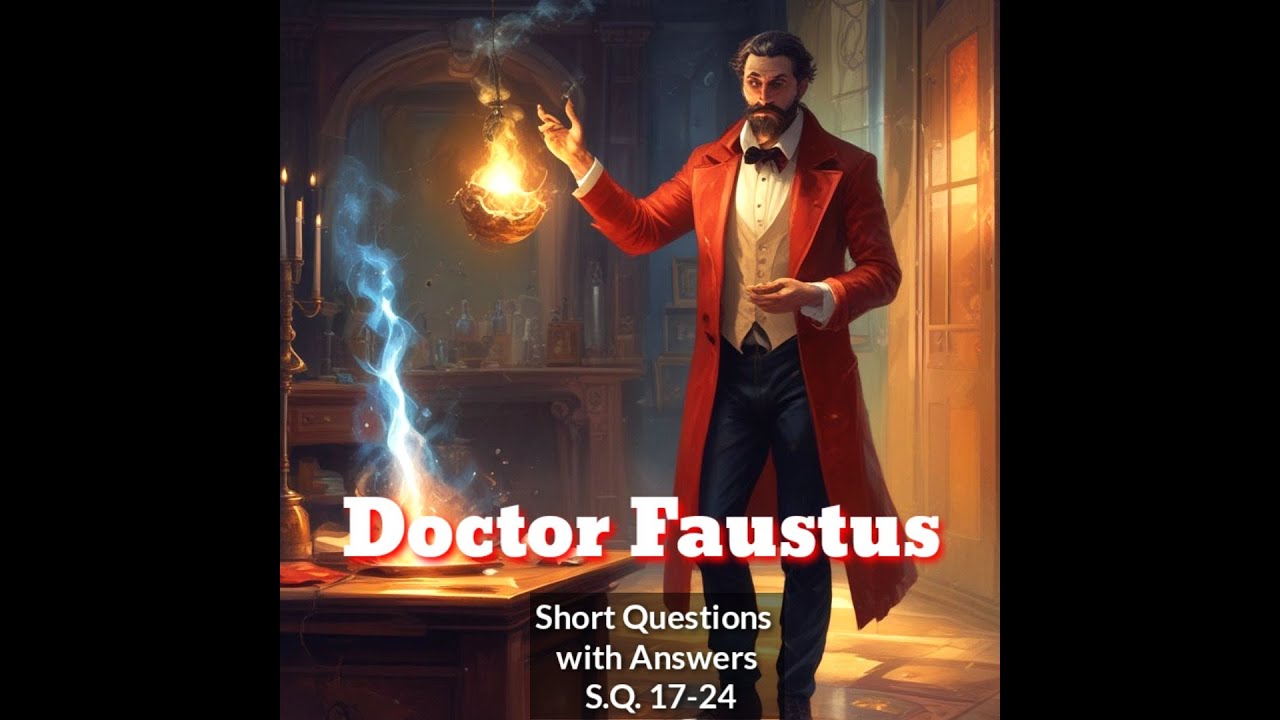 English Literature Elizabethan & Jacobean Drama Doctor Faustus ...