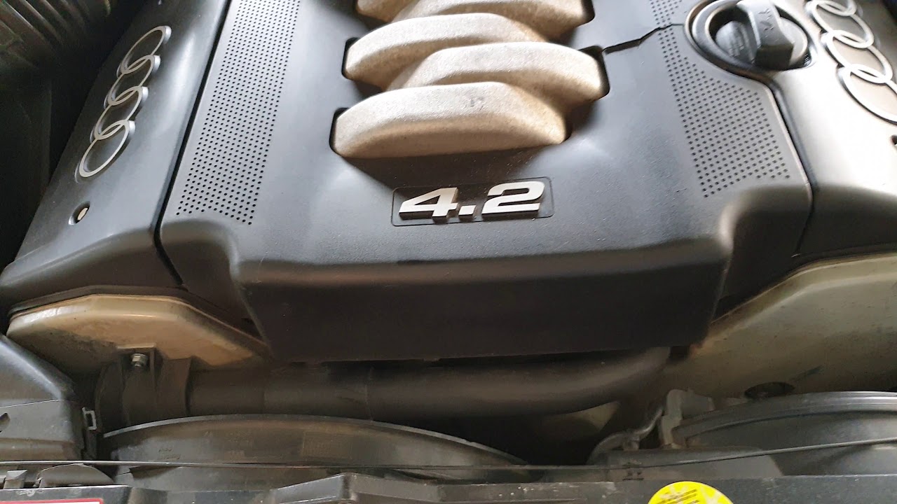 Audi S8 D2 4.2 V8 praca silnika 1/3 - YouTube