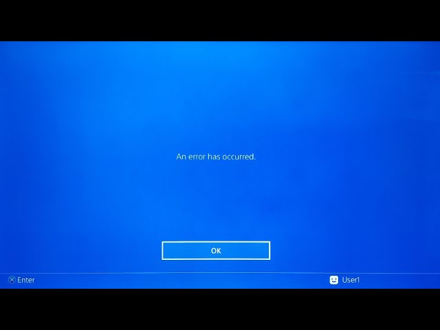 Corrupted Database Ps4