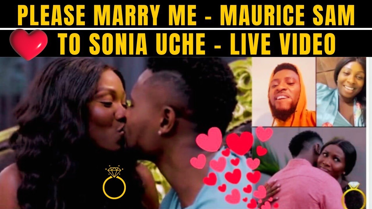 Maurice Sam Set to Marry Sonia Uche 💍 ️ - LIVE VIDEO - YouTube