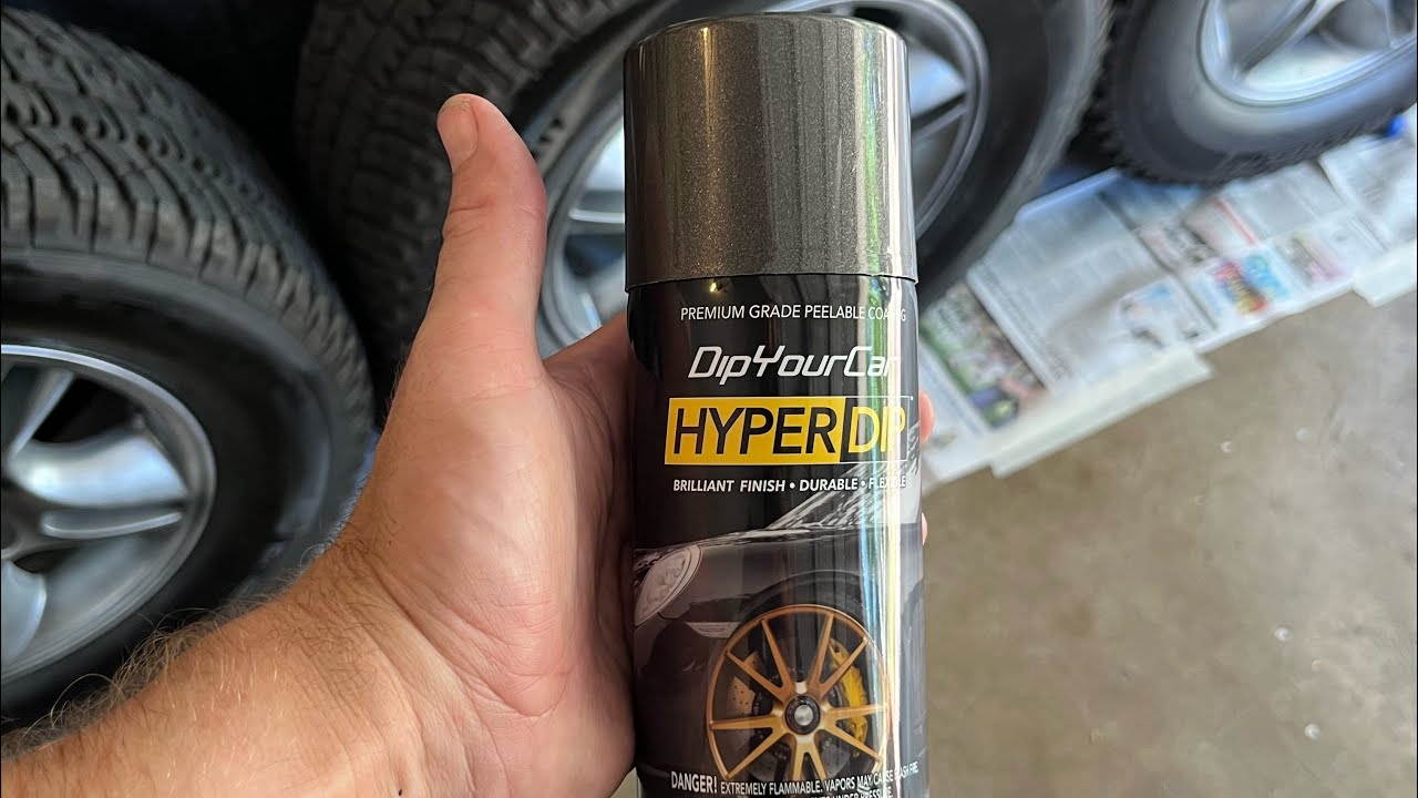 HyperDipping my GX470 Wheels Stealth Grey - YouTube