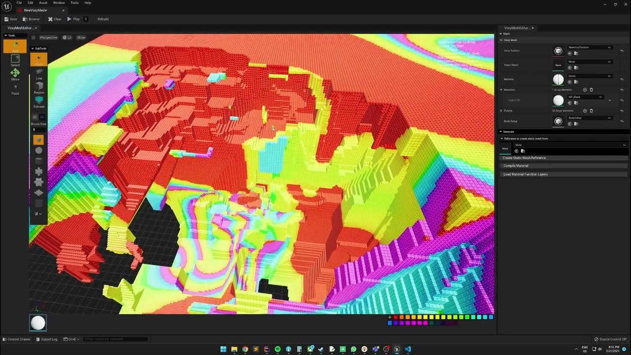 Editing A Voxel volume in Voxy tool - YouTube