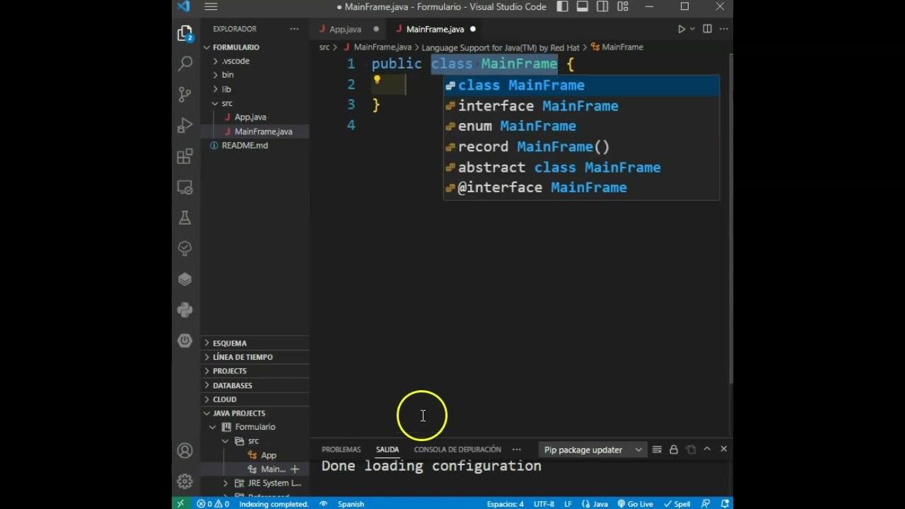 Interfaz gráfica en vsCode - 1ra parte - YouTube