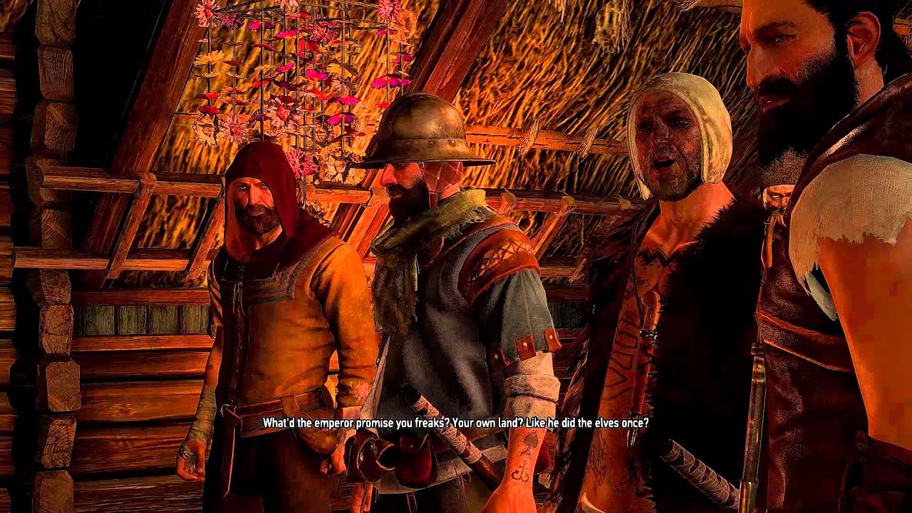 The Witcher 3 pub fight - YouTube