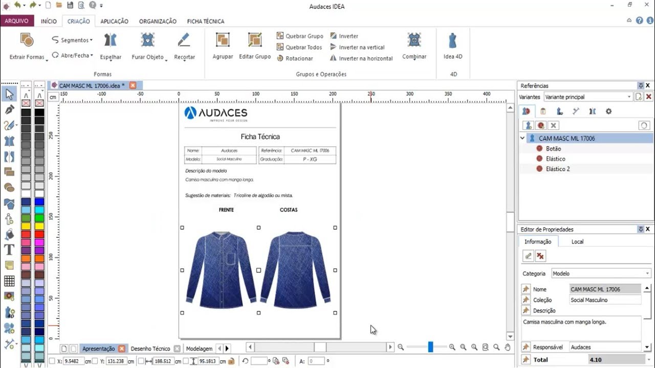 Audaces 360 | Demonstração Moda Masculina - YouTube