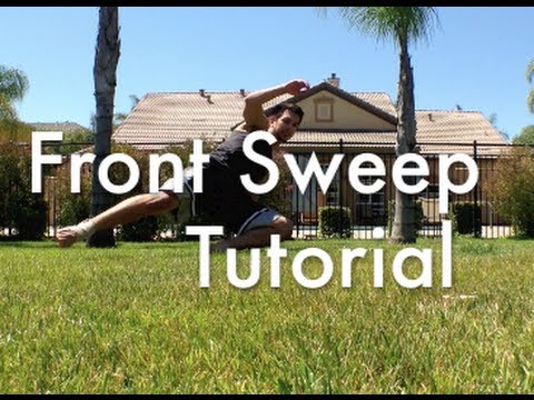 Front Sweep Tutorial : Tricking - YouTube
