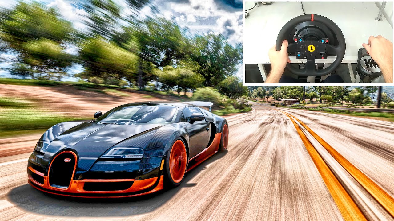1200HP Bugatti Veyron - Forza Horizon 5 | Thrustmaster T300 Gameplay ...