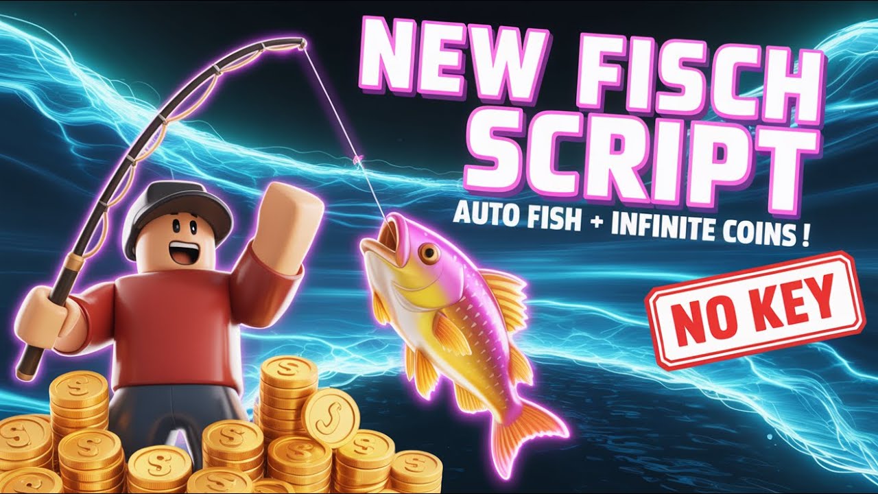 BEST 🔥 Fisch Script PASTEBIN 2025 (KEYLESS) | Infinite Coins, Auto Fish ...