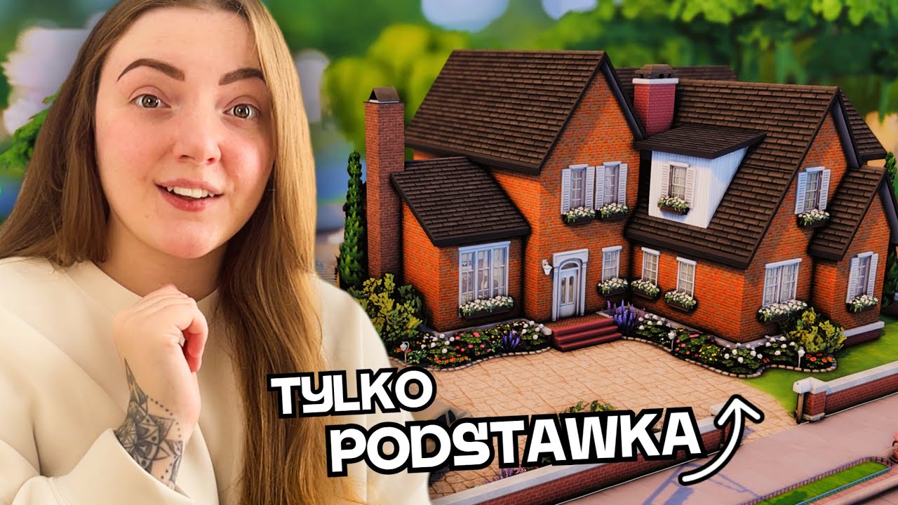 Duży, rodzinny dom w The Sims 4 — TYLKO z gry podstawowej! 🏡 ...